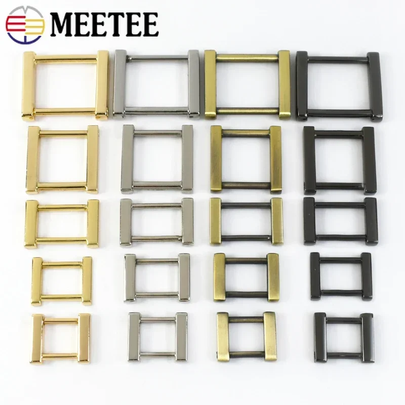 Meetee 5/10Pcs 13-25mm Metal Square Buckle Removable Screw Clasp for ...
