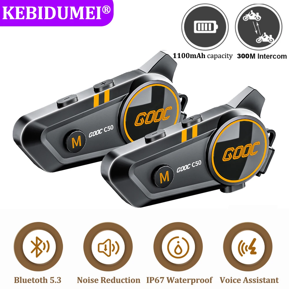 Bluetooth-5-3-Helmet-Intercom-Headset-300M-Wireless-Motorcycle ...