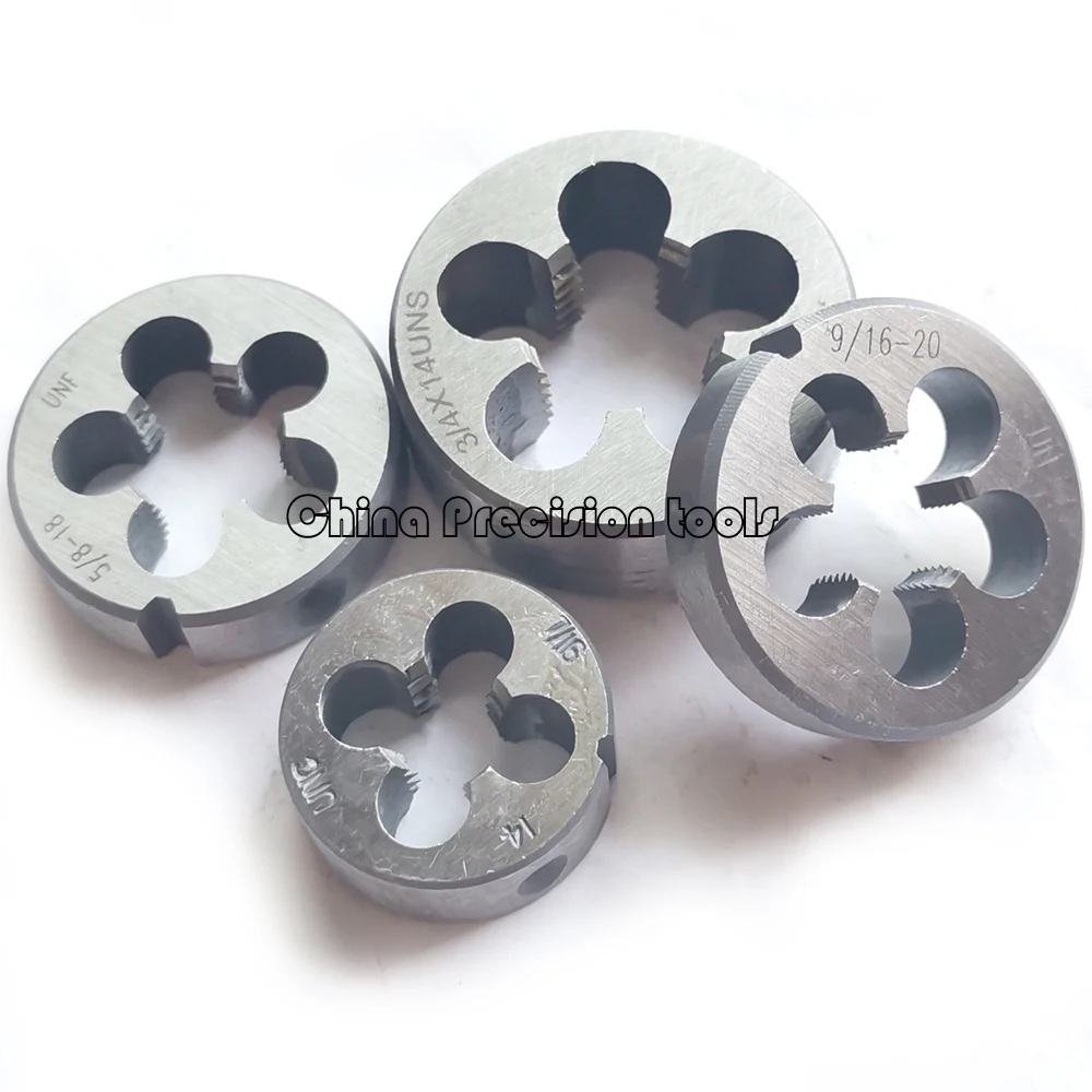 Unified Thread die Right hand fine screw Round dies UNC UNF UNS UNEF UN ...