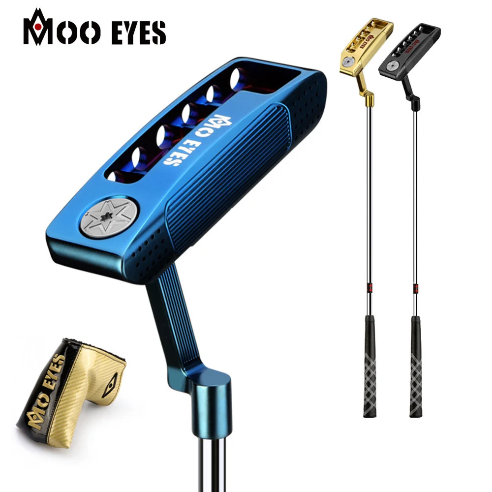 GM MO EYES putter de Golf para hombre, palo de Golf azul/dorado con ...