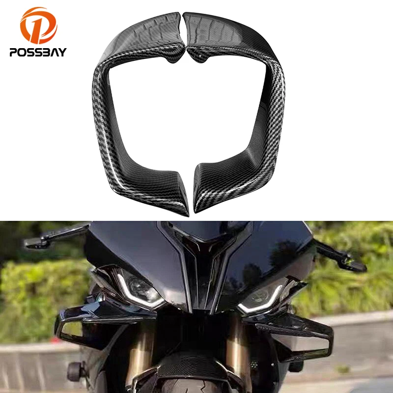 Motorcycle-Side-Wind-Fin-Spoiler-Fixed-Wind-Winglets-Fairing-Protector ...