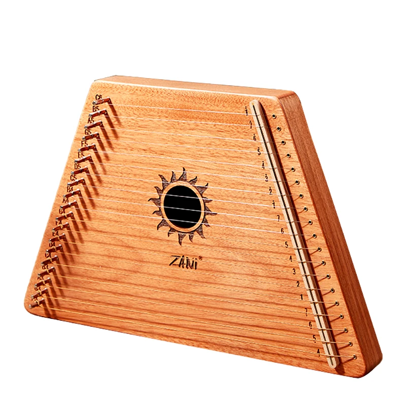 19 cordas harpa harpa de madeira mogno iniciantes judeu harpa ...