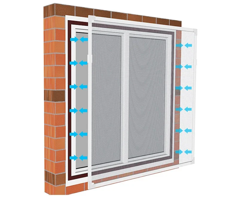 New-magnetic-mosquito-net-for-window-screen-mesh-custom-magnet ...