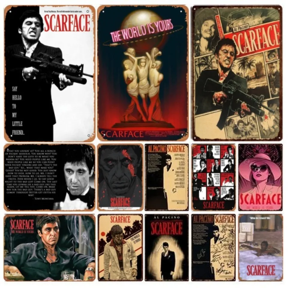 Framed Scarface Poster