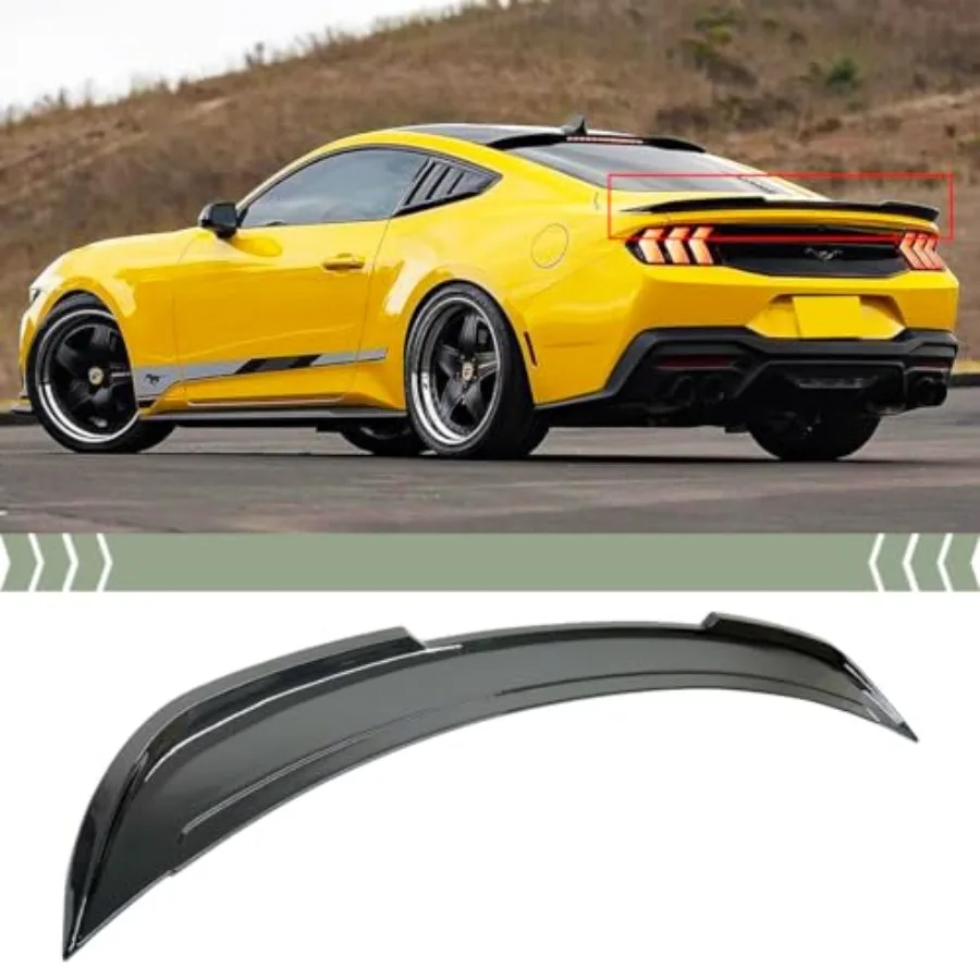 20242026 Ford Mustang S650 Glossy Black Track Pack GT Style Trunk ...