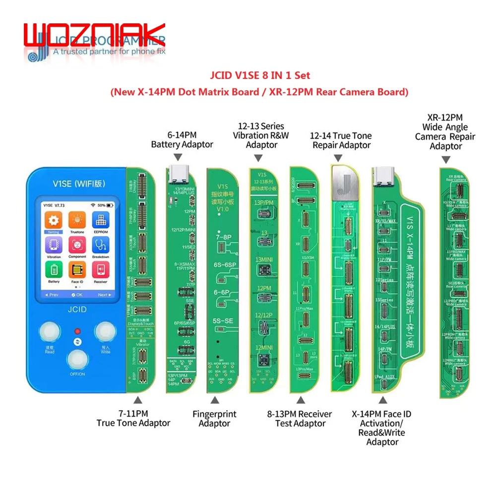 Jc V1s For Iphone 7 8 8p X 11 12 Photosensitive Original Color Touch ...