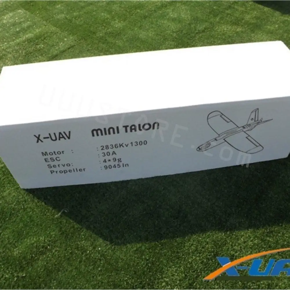 X-uav Mini Talon RC EPO Kit - 1300mm Wingspan V-tail FPV RC Model Radi ...