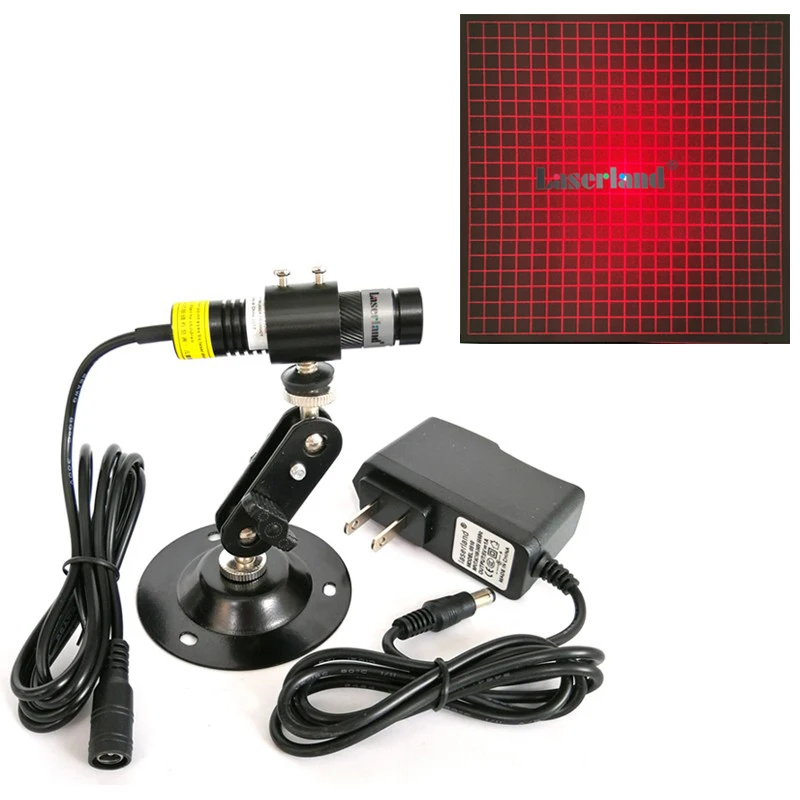 Effets de scène,Module Laser à grille rouge 650nm 50mW 100mW 20x20 ...