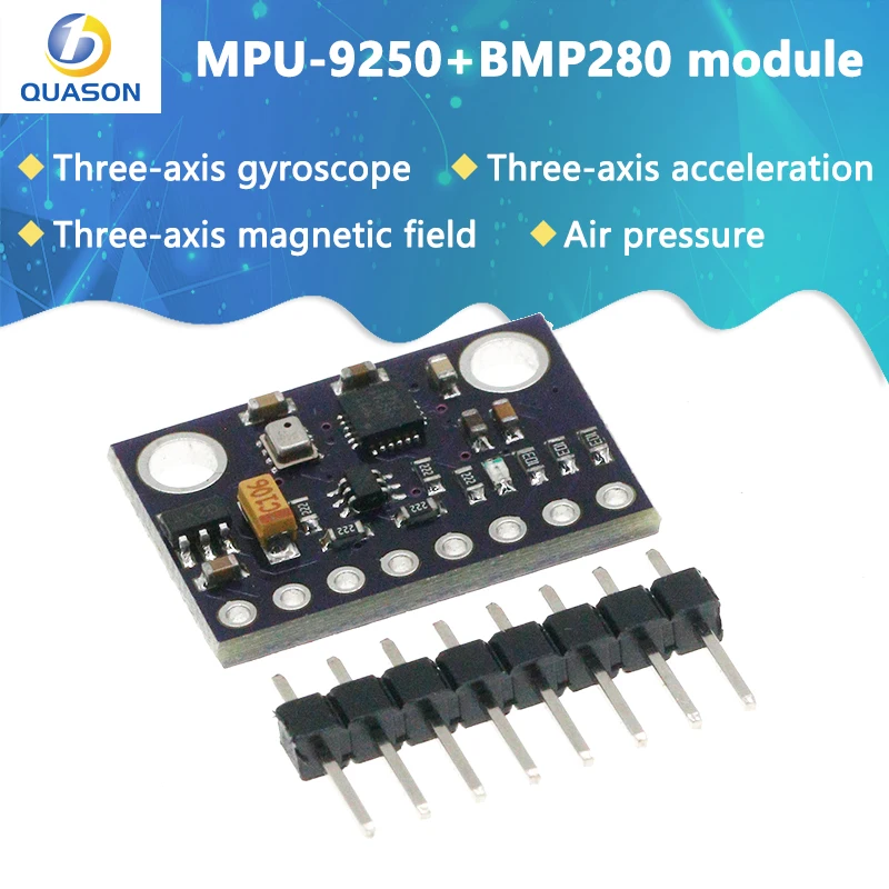 MPU-9250-MPU9250-BMP280-SPI-IIC-I2C-10DOF-Acceleration-Gyroscope ...