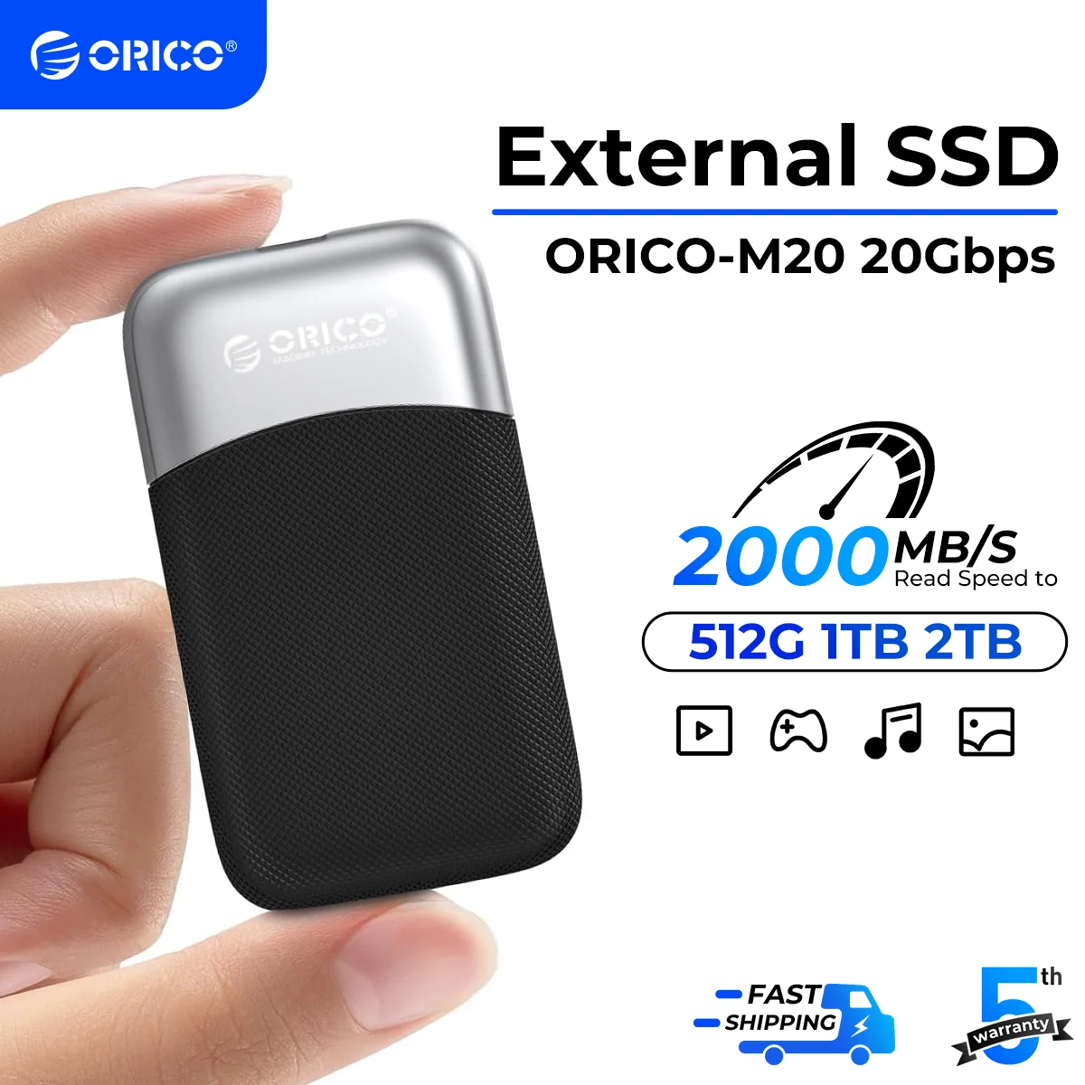ORICO-1TB-External-SSD-Up-to-2000MB-s-Portable-Solid-State-Drive ...