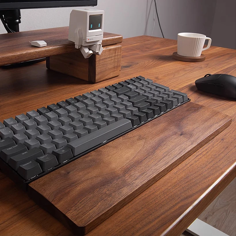 Roadfisher-Walnut-Beech-Wood-Mechanical-60-87-104-Keys-Laptop-Keyboard ...