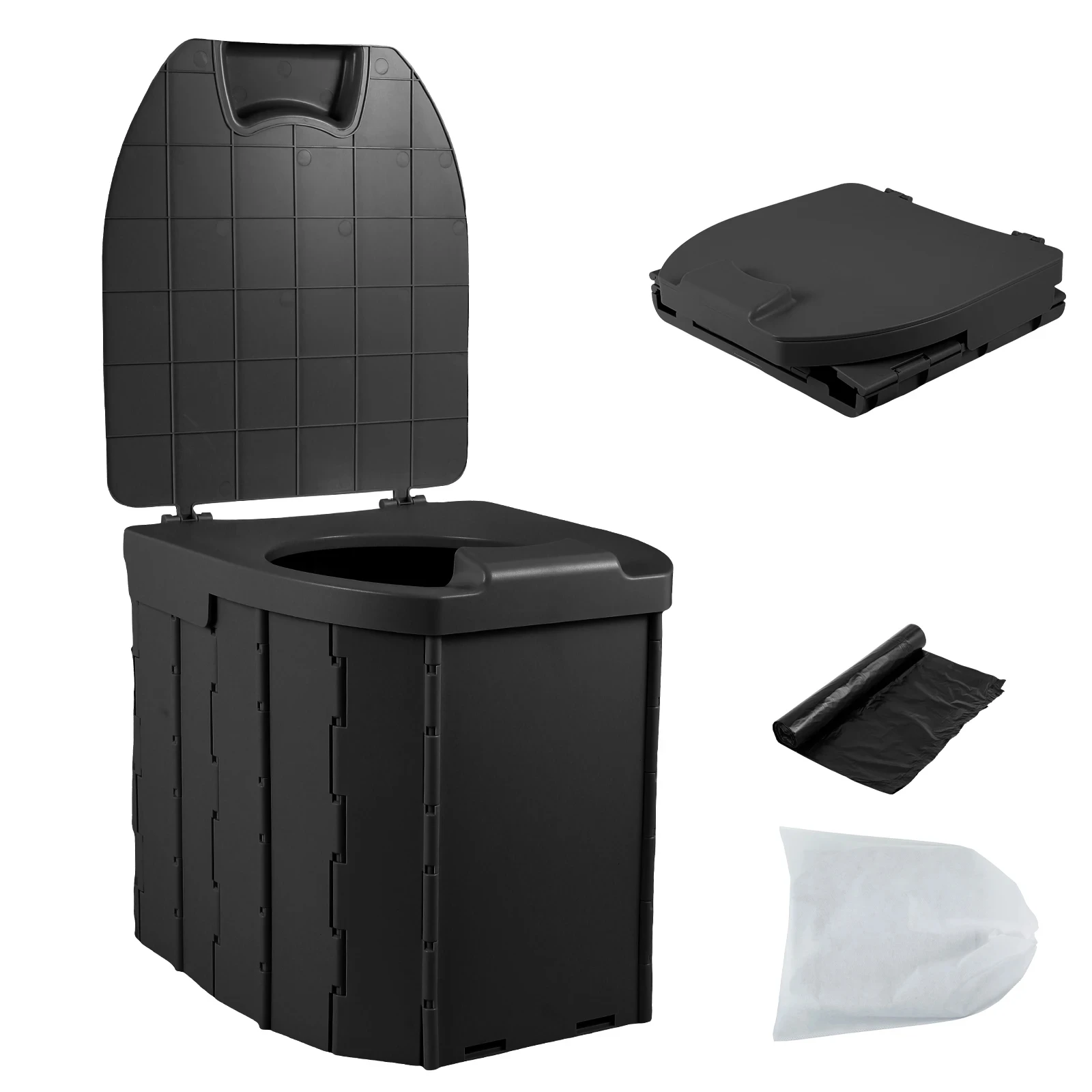 Portable-Toilets-Outdoors-Folding-Potty-with-Storage-Bags-for-Car ...