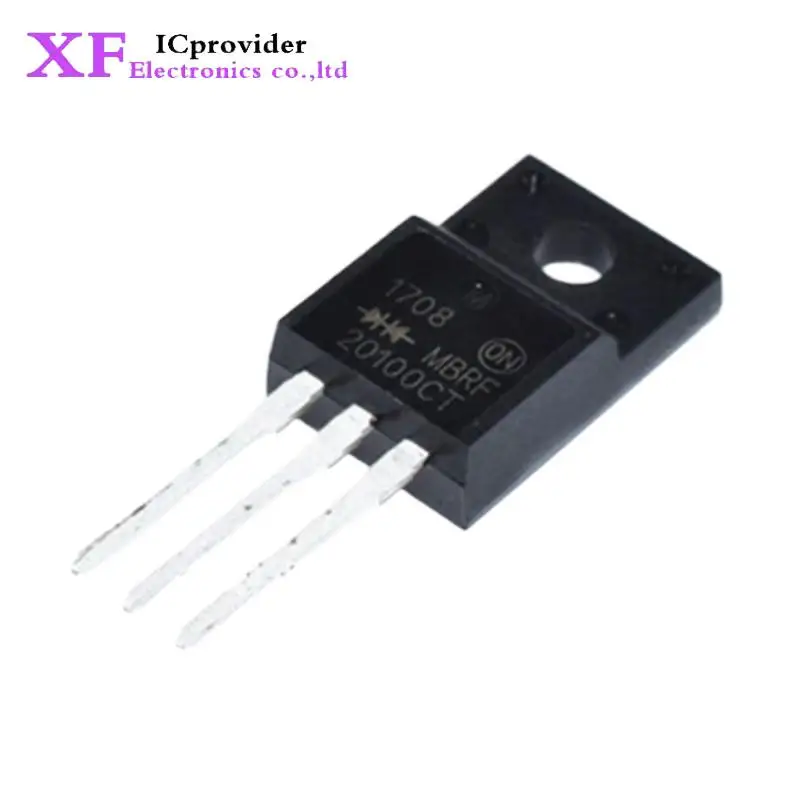 10PCS MBRF20100CT TO-220F SCHOTTKY DIODE MBR20100CT 20100CT
