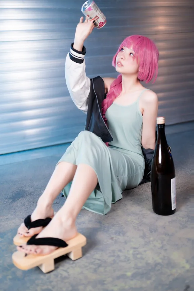 Hiroi-Kikuri-Anime-Bocchi-The-Rock-Cosplay-Costume-Wig-Women-Cute-Dress ...