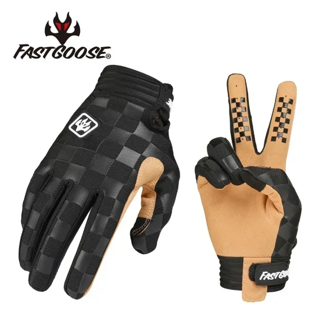 FASTGOOSE thin full-finger Motocross Gloves Bicycle Spring Autumn ...