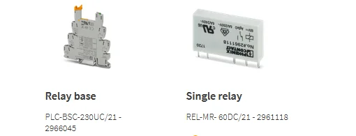 Модуль релейного устройства Phoenix Contact PLC-RSC-230UC/21 - 2966207 ...