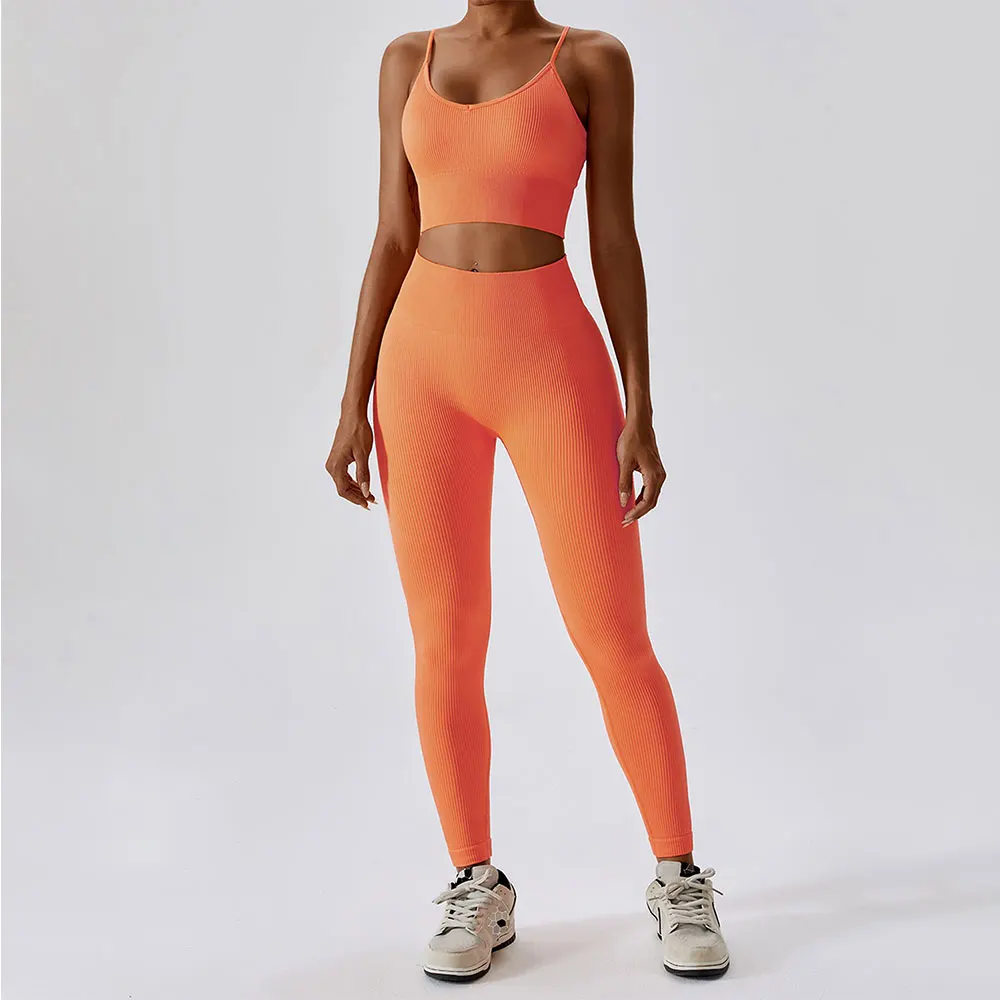 Seamless-Athletic-Wear-Women-Tracksuit-Yoga-Set-2-Pieces-Workout-Sportswear-Gym-Clothing-Fitness ...
