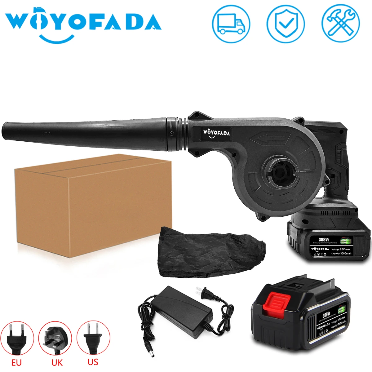 Cordless Blower Vacuum Clean Air Blower for Dust Blowing Dust Computer ...