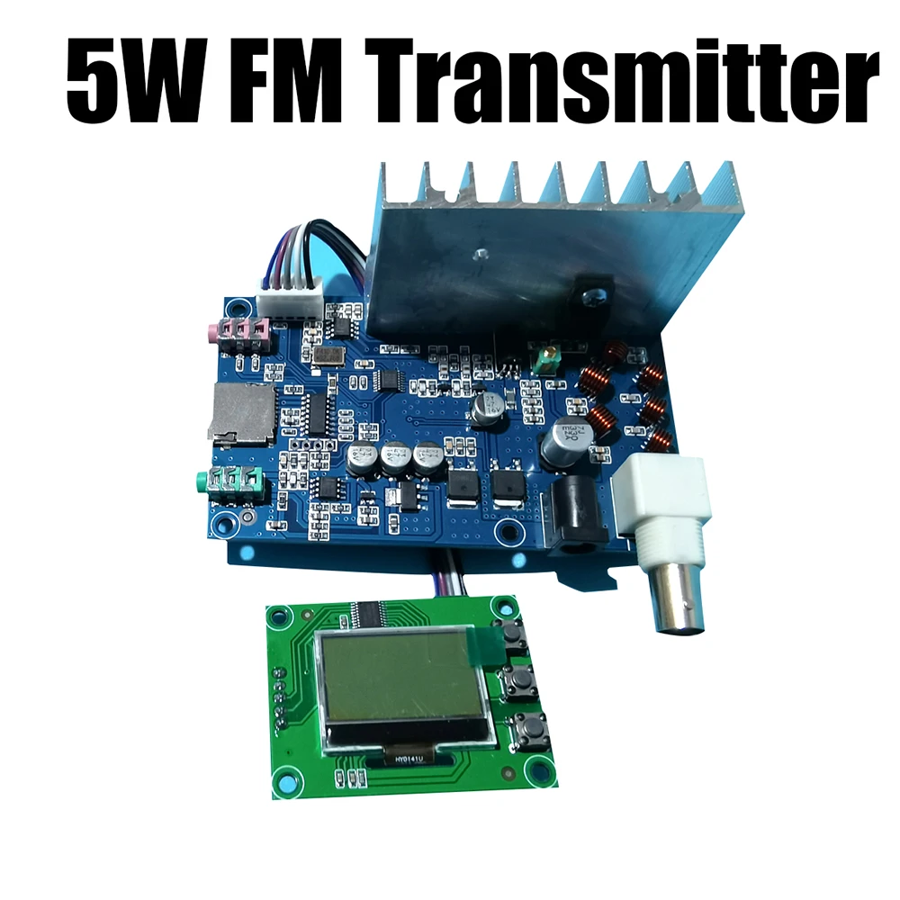 Transmissor-FM-com-Display-LCD-Digital-udio-Est-reo-PLL-Receptor-de ...