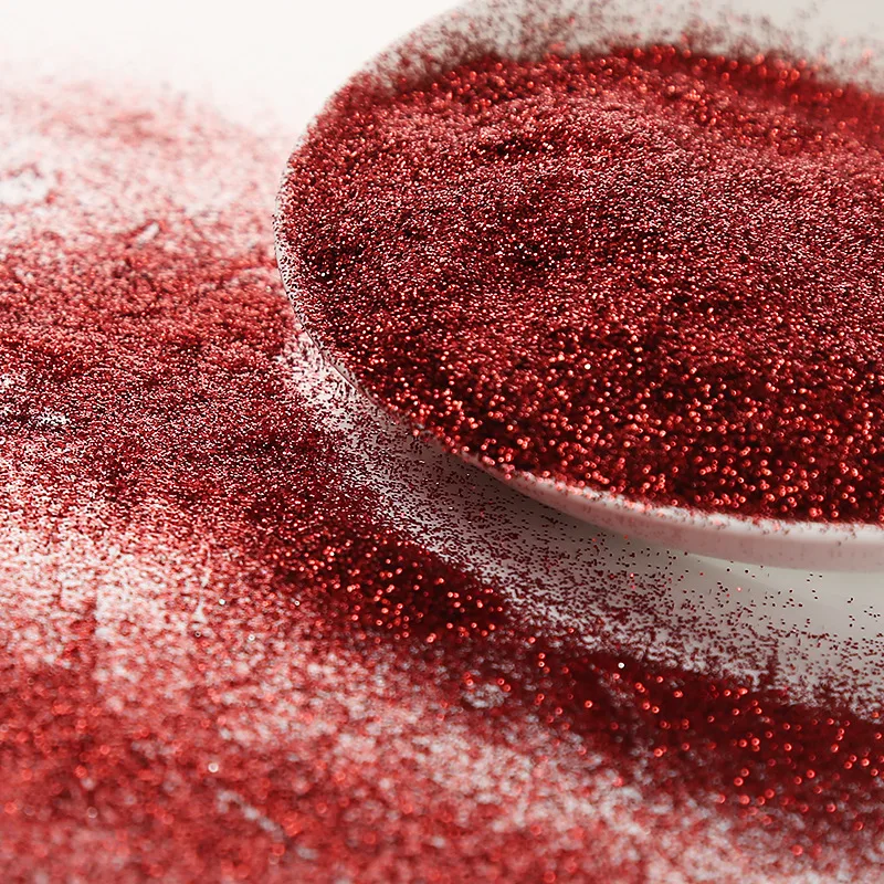 500g Normal Red Glitter Powder for Nail Art DIY Phosphor Jewelry Making ...