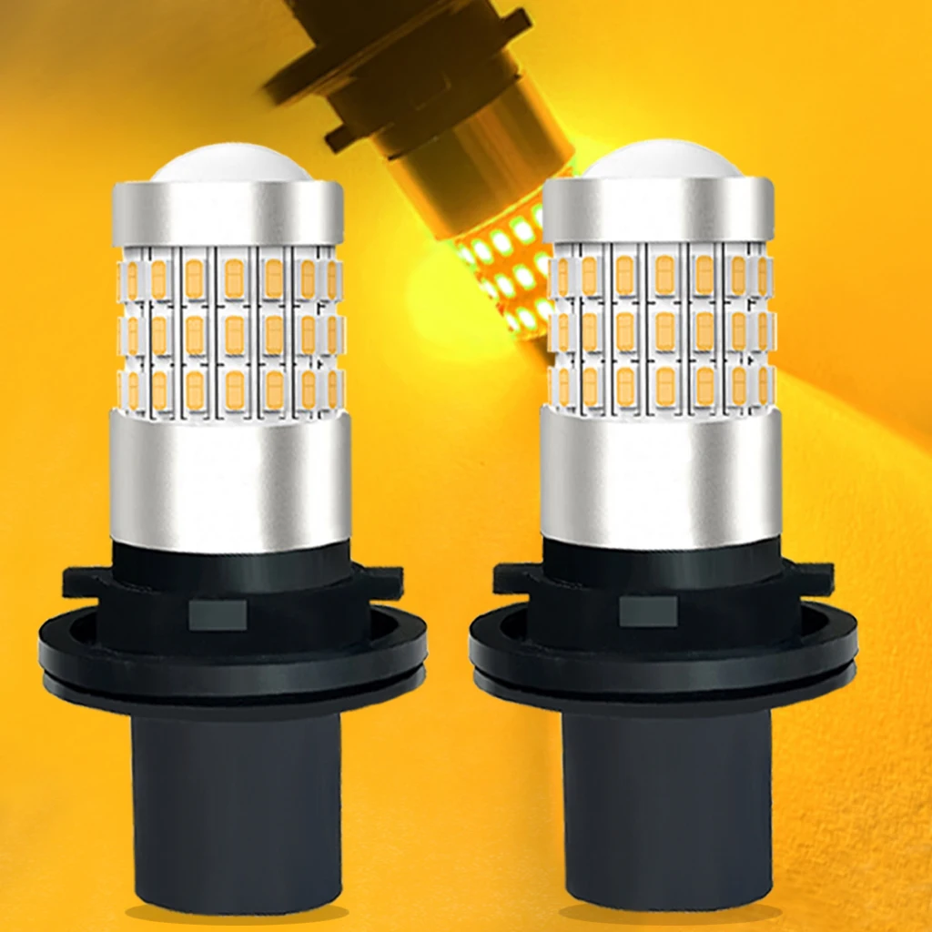 PU20d Base PH24W PH24WY Lâmpadas de luz reversa de backup LED ...