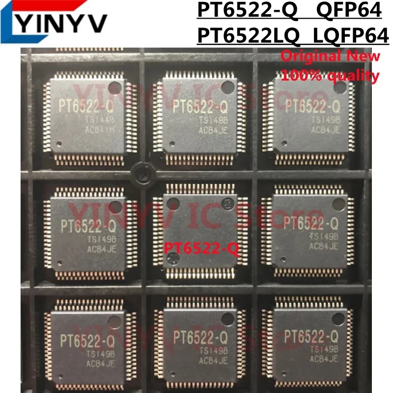 5Pcs/LOT PT6522-Q QFP64 PT6522 PT6522LQ LQFP64 LCD Display Driver ...