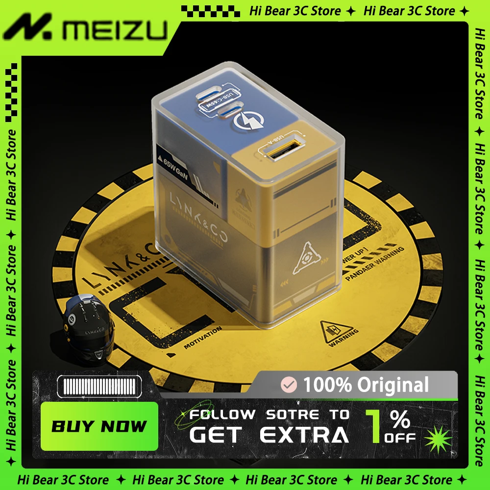 Meizu-Pandaer-67W-GaN-Fast-Charger-TypeC-USB-Multiple-Interfaces-Intelligent-Allocation-Quick ...