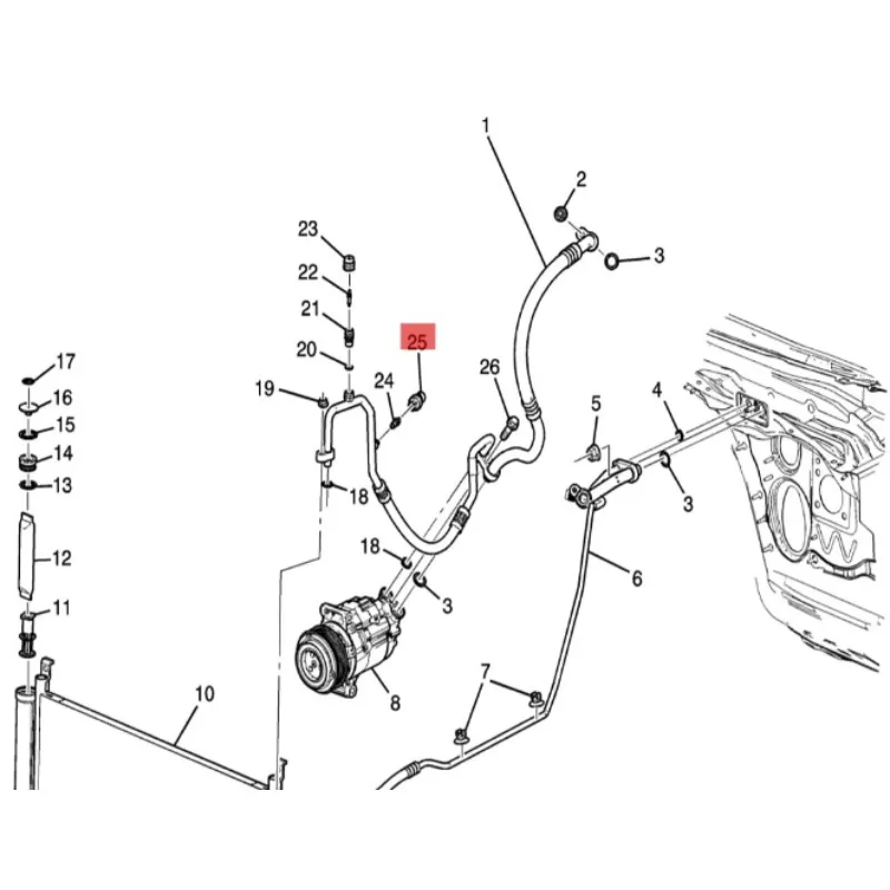 13587668-AC-Refrigerant-Air-Conditioning-Pressure-Sensor-For-GM-Buick ...