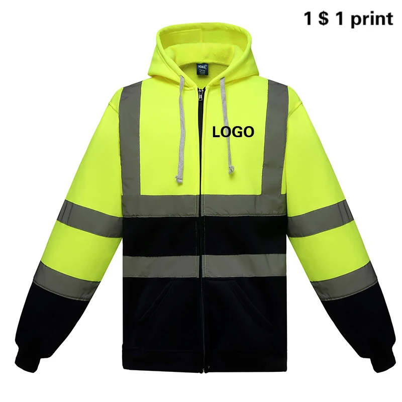 Su-ter-reflectante-con-capucha-para-hombre-ropa-de-trabajo-con-logotipo ...