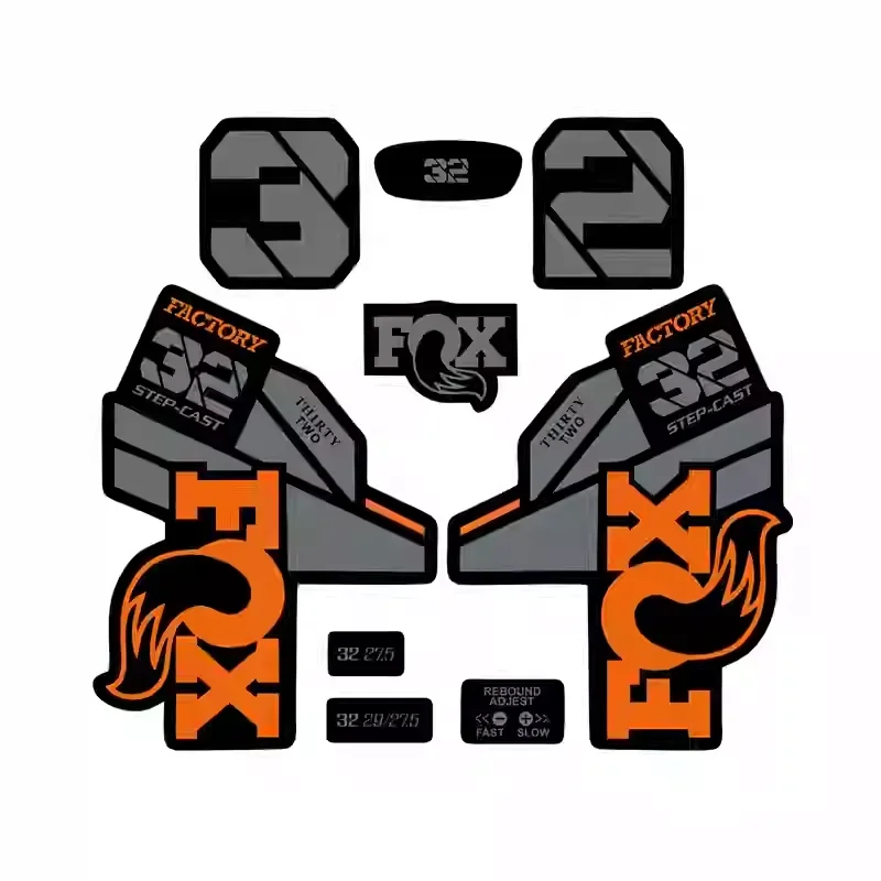 Bicycle Styling Vinyl Stickers for Fox32 STEP-CAST FACTORY Sticker ...