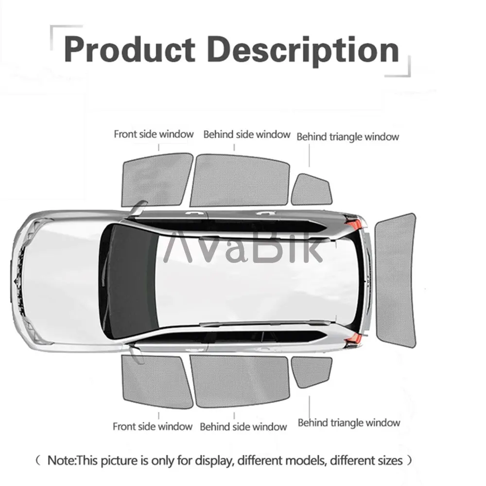 For Lexus ES 350 2021 2022 2023 Pre-cut high insulation black Window ...