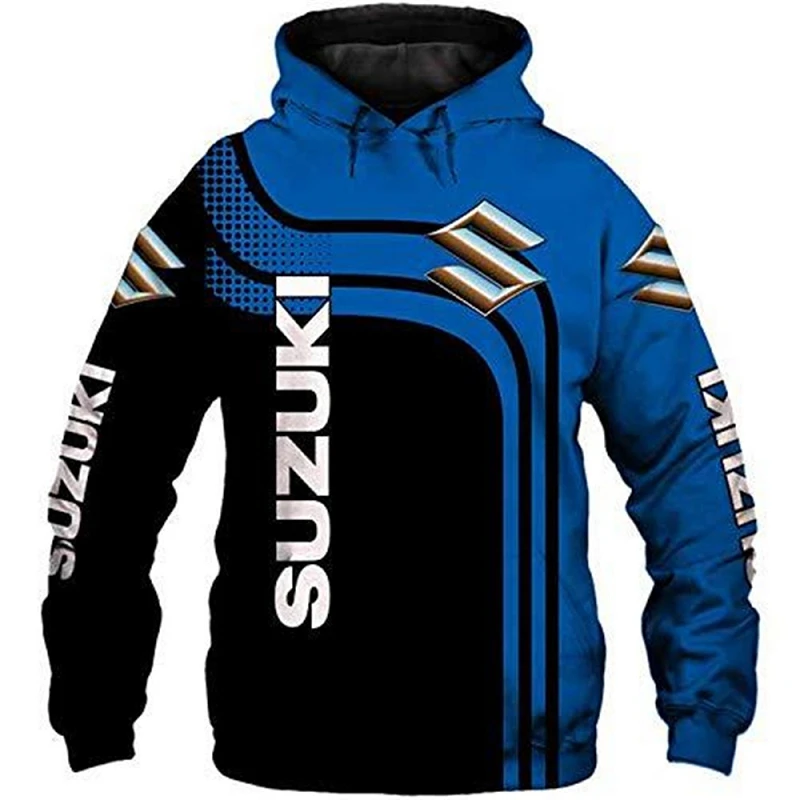 Spring And Autumn 2021 New Suzuki Hoodie 3d Print Sport Pullover Men's ...