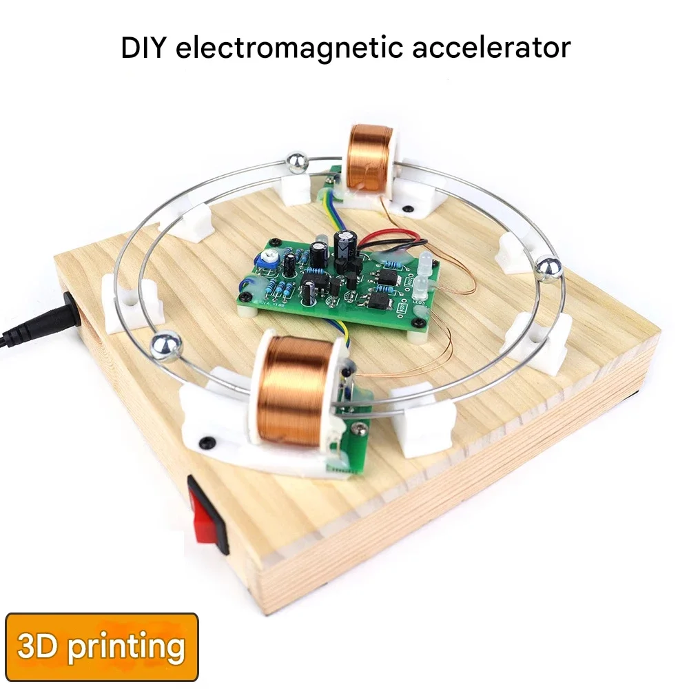 DIY Double/four Coil Electromagnetic Accelerator Particle Circular ...