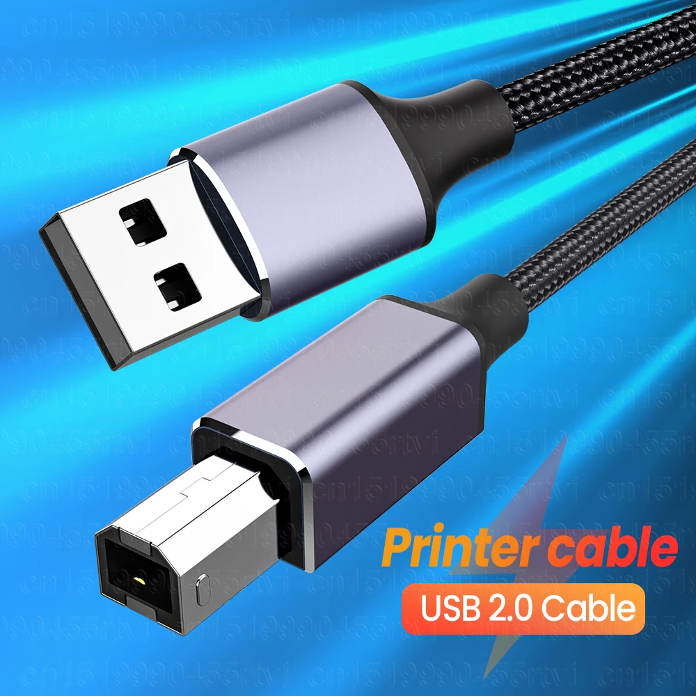 Usb Printer Kabel Usb A/Type C Naar Usb B Kable Pvc Usb 2.0 Snoer Voor ...