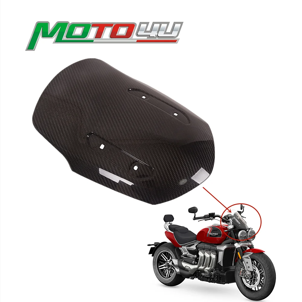 For-TRIUMPH-ROCKET-3-III-2020-2021-2022-2023-100-Carbon-Fiber-Flyscreen ...