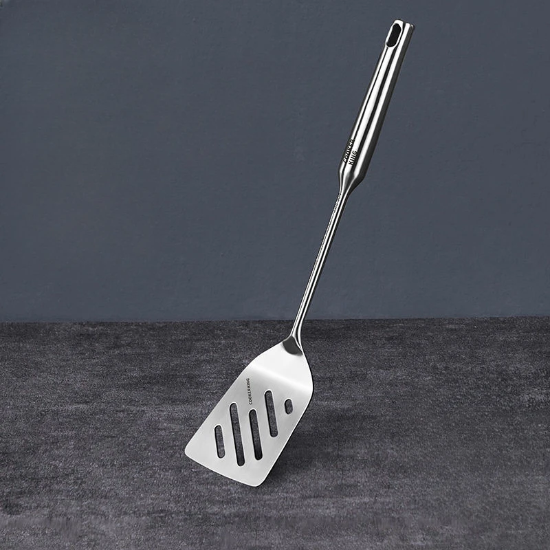 304 Stainless Steel Frying Spatula, Thickened Soup Spoon Set, Household ...