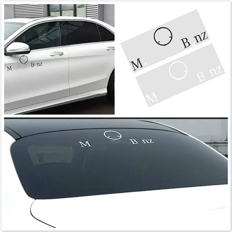Car-rear-windshield-sticker-For-Mercedes-W124-W211-W210-W203-W204-W126 ...
