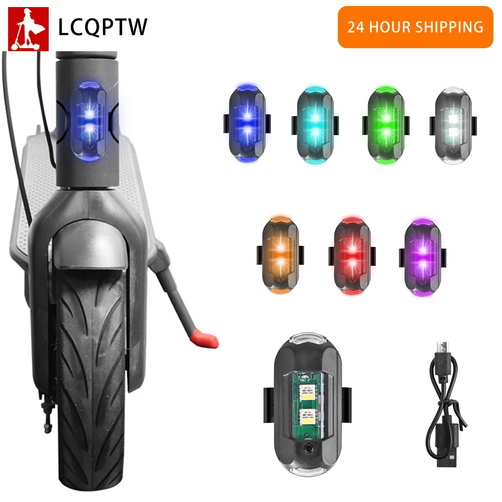 LED-Anti-collision-Warning-Light-For-Electric-Scooter-Xiaomi-M365-Pro ...