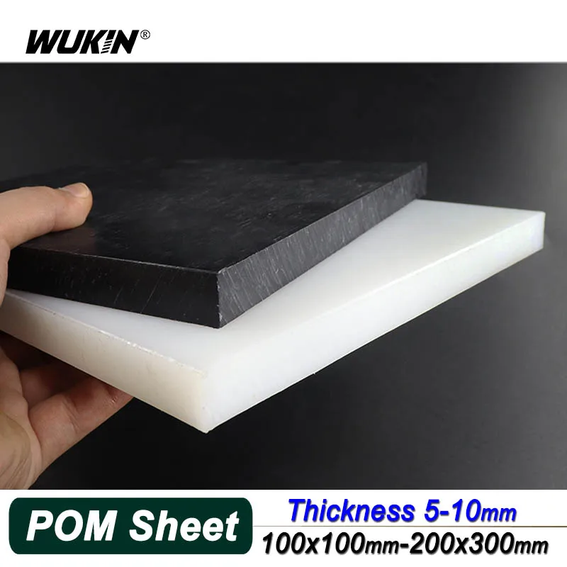 1Pc-POM-Sheet-White-Black-Polyoxymethylene-Plate-Hard-Plastic-Board-CNC ...