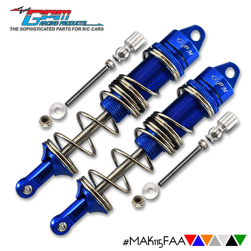 Aluminum Front Double Section Spring Dampers 115mm For Arrma 1/7 ...