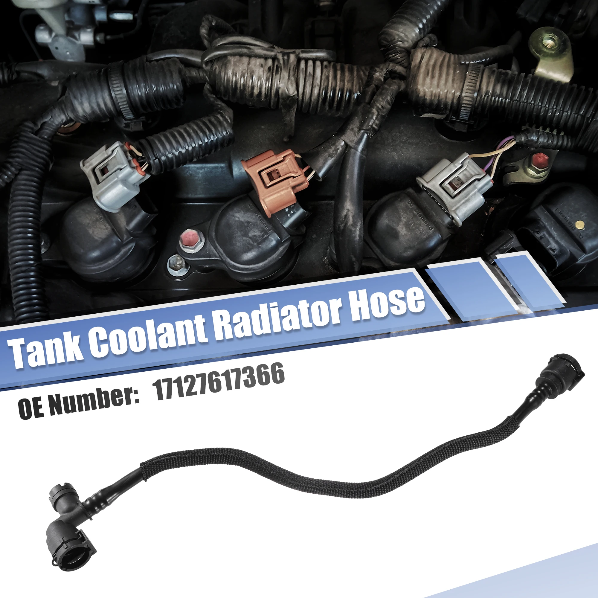 UXCELL-Car-Heater-Hose-Radiator-Expansion-Tank-Pipe-for-BMW-X1-X2-for ...