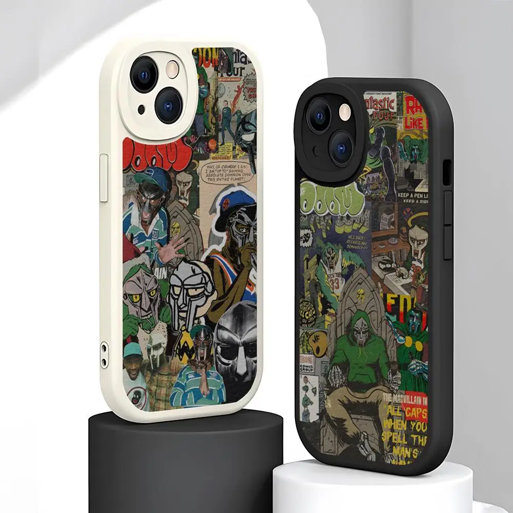 Rapper MF DOOM Phone Case Lambskin For Iphone 15 14 Pro Max 11 13 12 ...