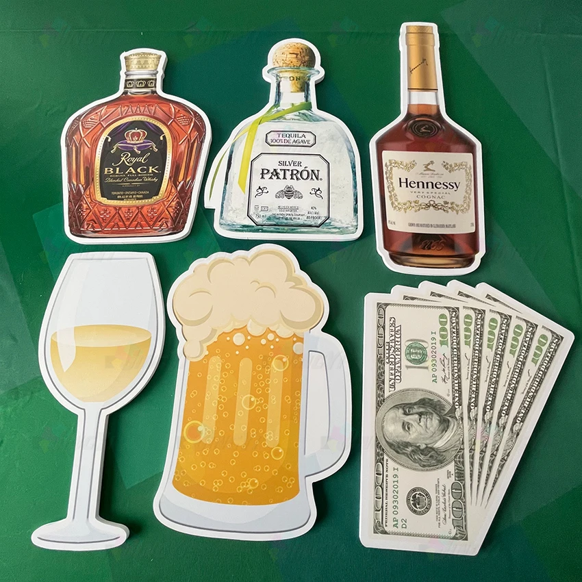 5MM Thickness PVC Foam Board Money Fans Party Photo Booth Props, Cheers ...