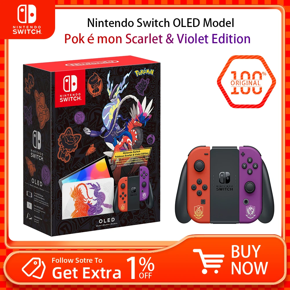 Nintendo switch pokemon edição violeta escarlate modelo oled 7 console ...