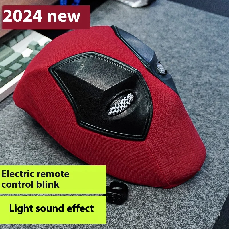 Deadpool And Wolverine 2024 New Deadpool Cosplay Headset Electric 1:1 ...