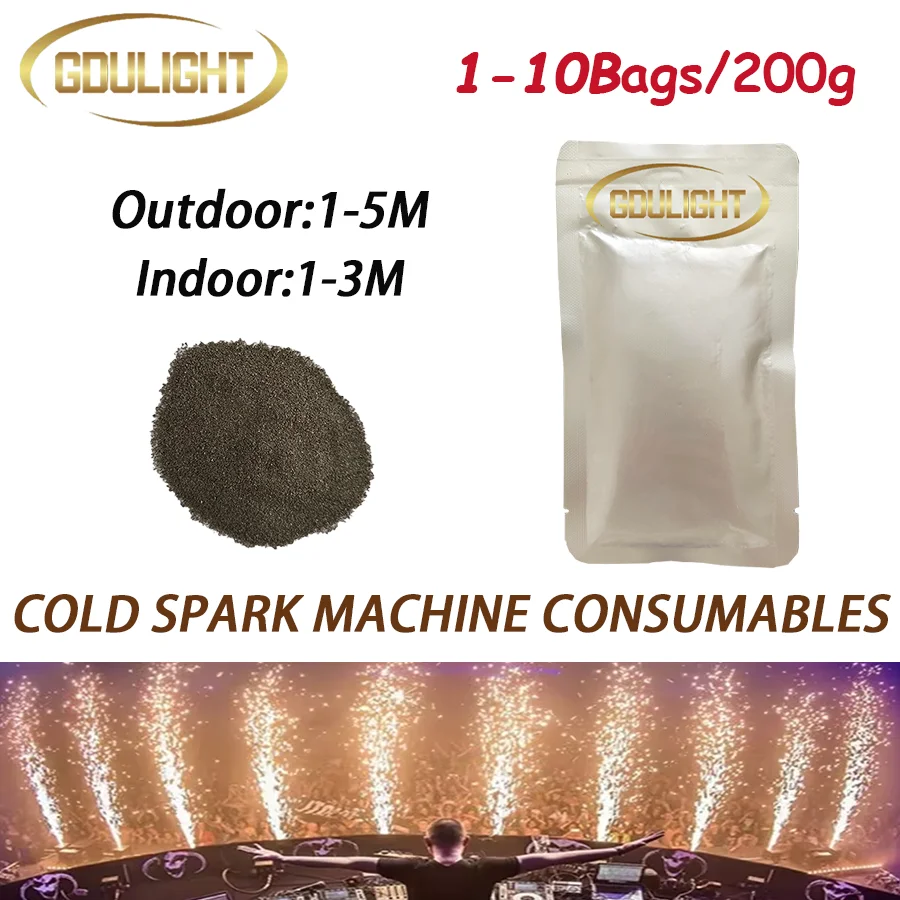 10-Bags-200G-Ti-Powder-For-Cold-Spark-Machine-Consumables-Sparkler ...