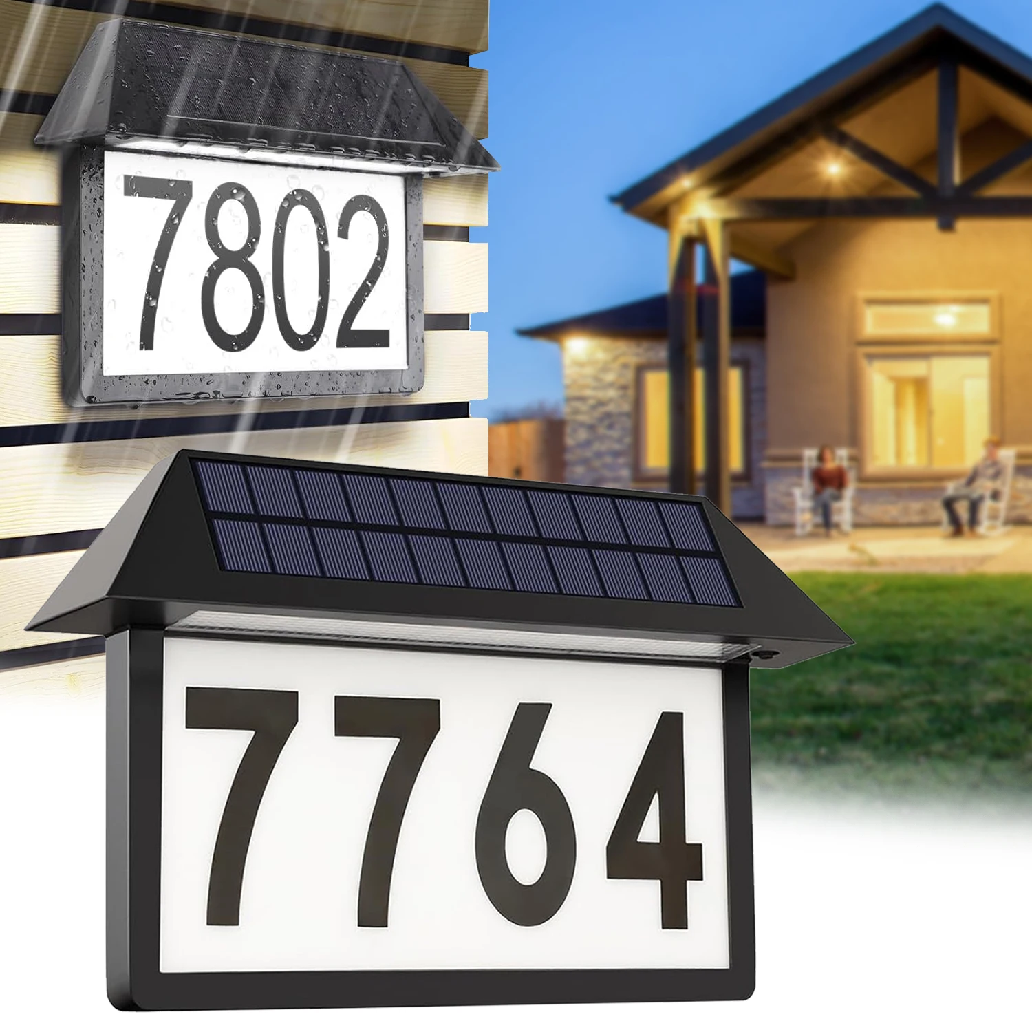 Solar-Address-Sign-Lighted-Address-Plaque-Outdoor-Waterproof-LED ...