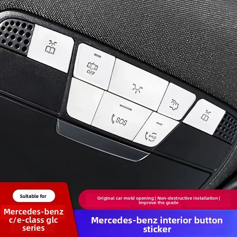 Car buttons of car -style roof reading buttons for Mercedes Benz Class ...