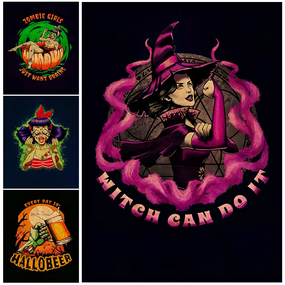 Cartoon Zombie Pin Up Girl