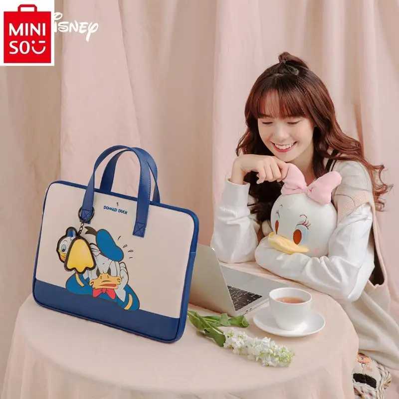 MINISO-Disney-Mickey-Donald-Duck-Computer-Bag-14-15-6-Student-Portable ...